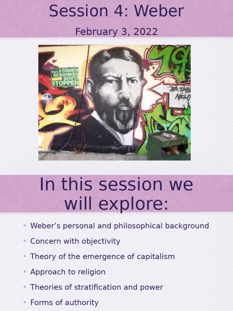 Session4 Weber2020 | PDF | Max Weber | Bureaucracy