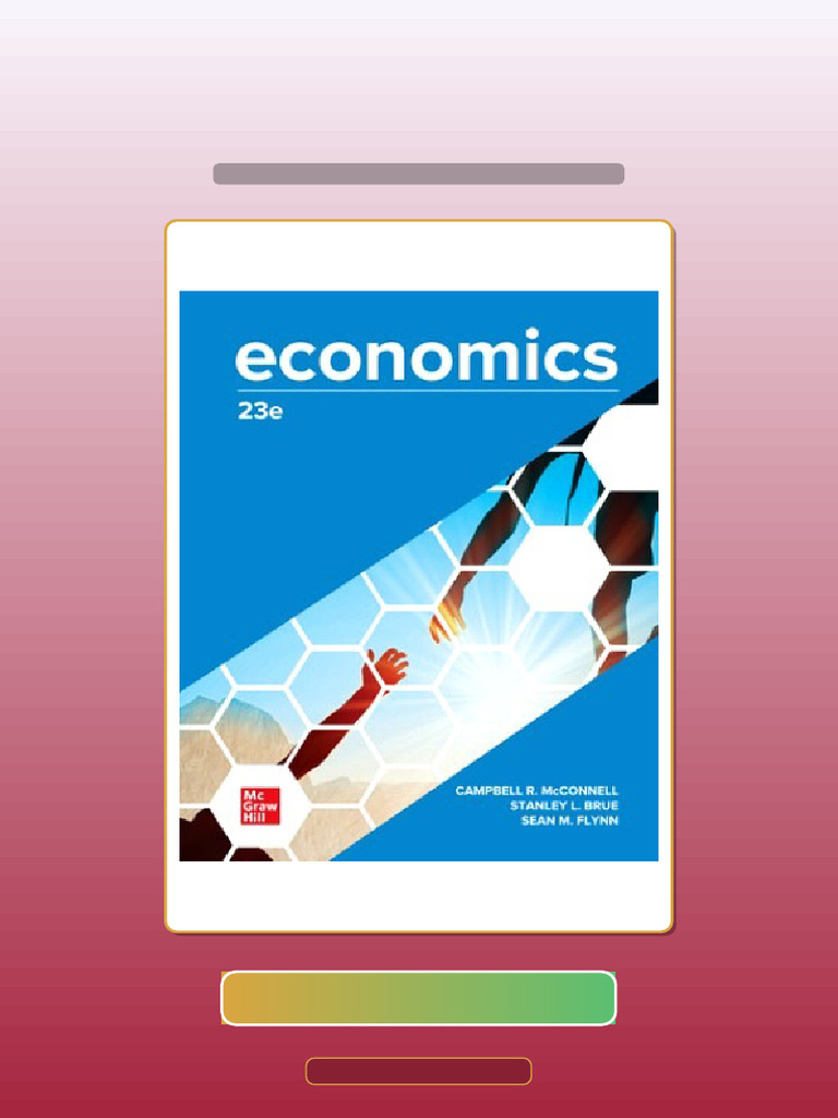 Test Bank for Economics 23rd Edition McConnell HQ File Exam Prep | PDF ...