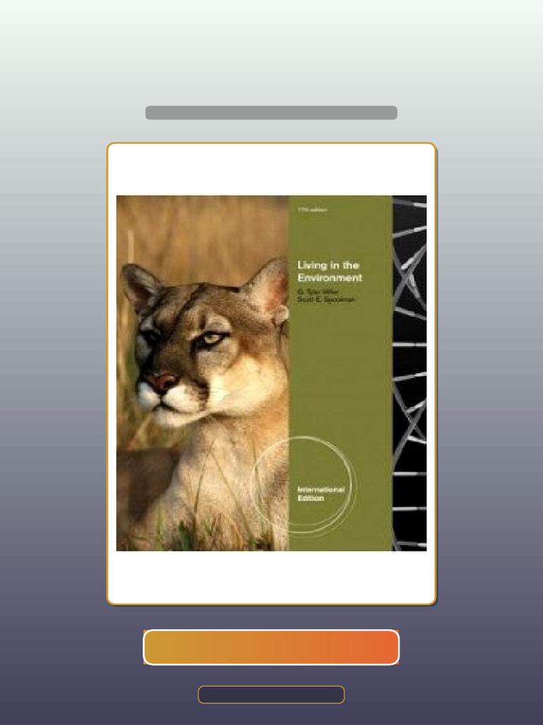 Test Bank of Living in the Environment 17th International Edition G ...