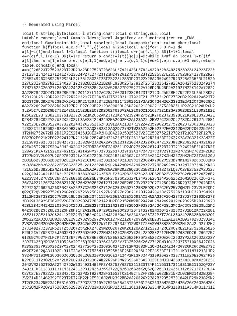 Obfuscated Script | PDF