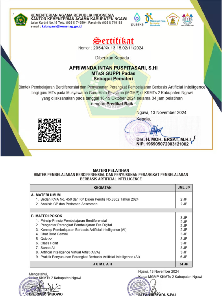 Apriwinda Intan Puspitasari, s.hi | PDF