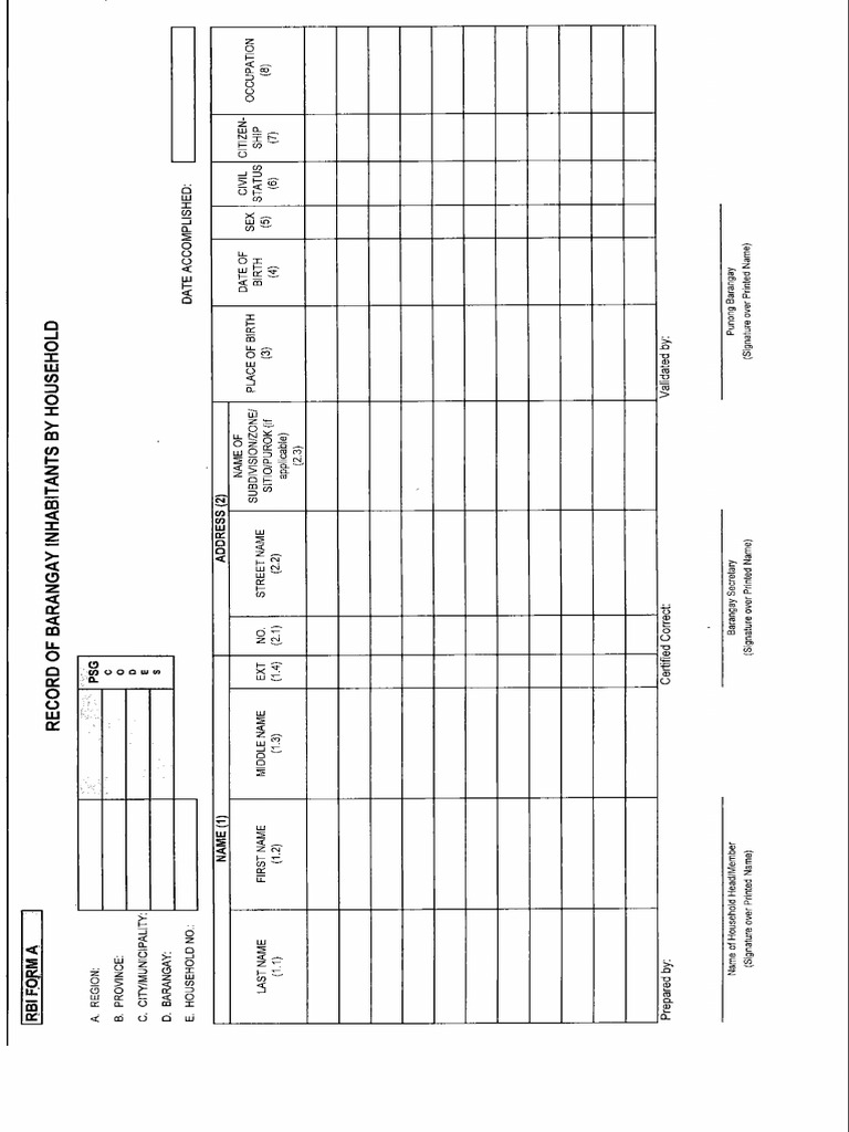 RBI Form A | PDF
