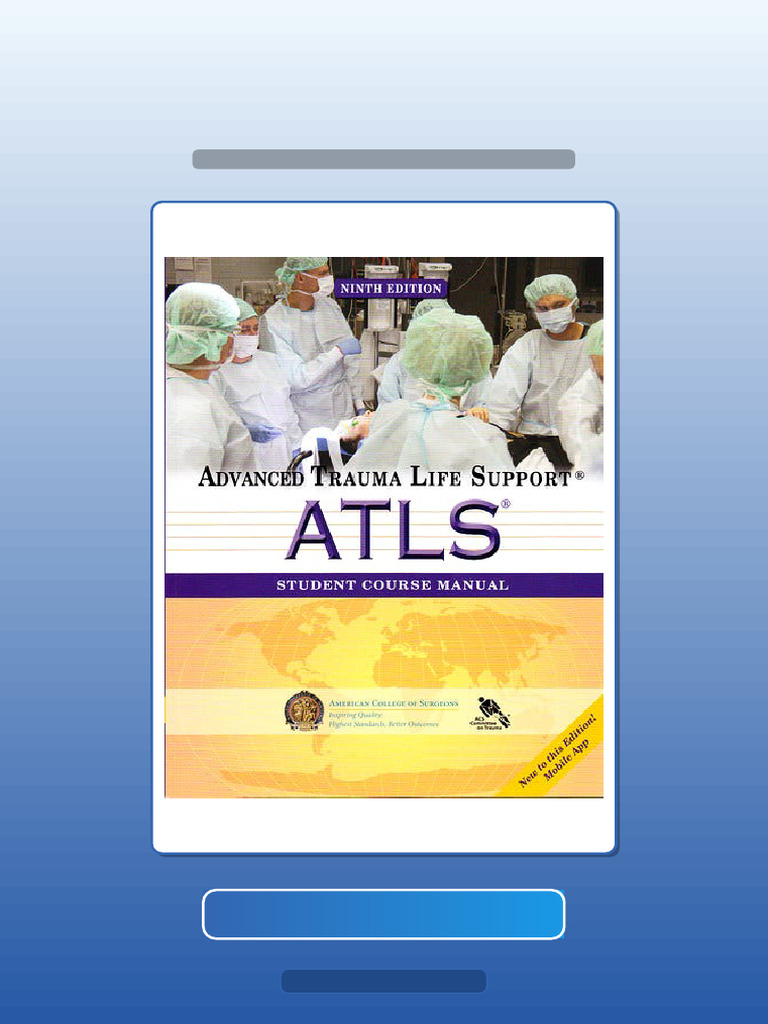 Test Bank For ATLS Student Course Manual 9th Edition | PDF | Multiple ...