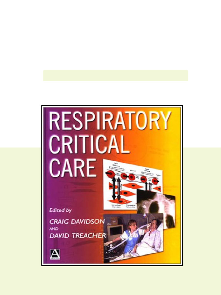 Respiratory Critical Care 1st Edition Craig Davidson No Waiting Time ...