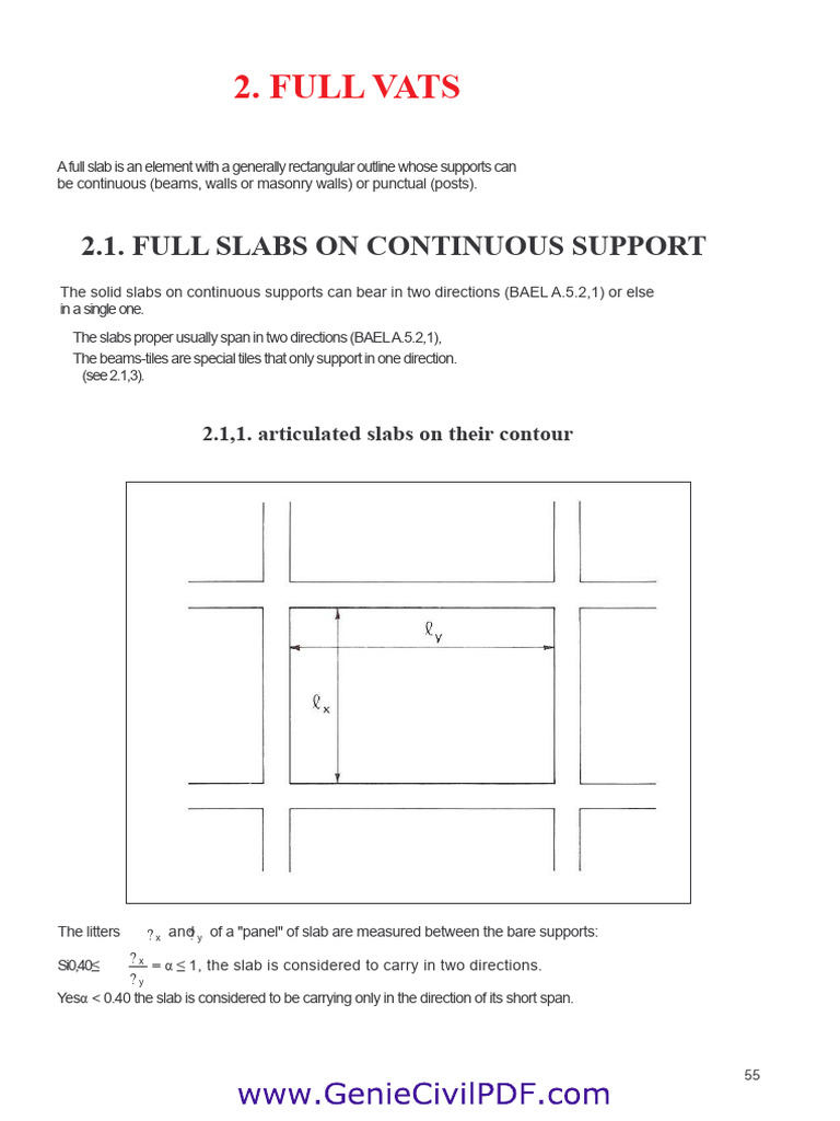 Calculation of Solid Reinforced Concrete Slabs | PDF | Truss | Applied ...