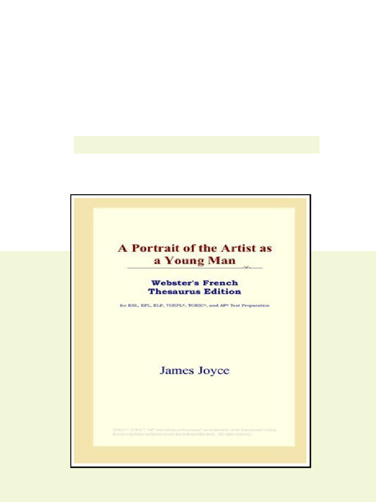 A Portrait of the Artist as a Young Man Webster s French Thesaurus ...