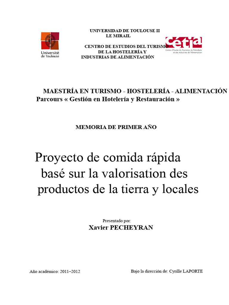 Proyecto de Comida Rápida PDF | PDF | Comida rápida | Alimentos