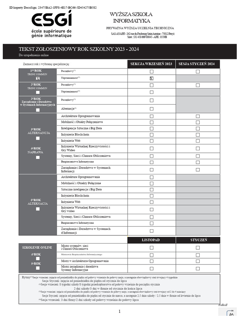 Dossier rejestracyjny ESGI.pdf | PDF
