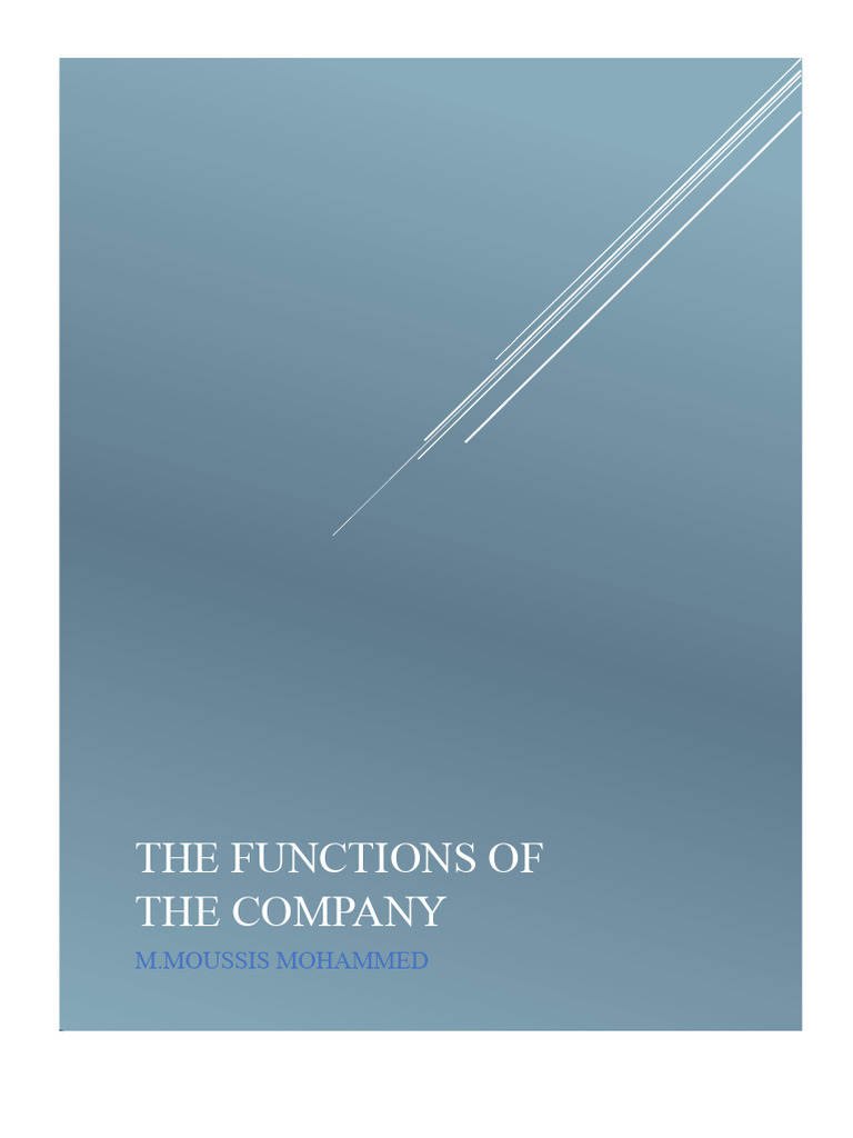 Chapter 6 The Functions of The Business | PDF | Human Resource ...