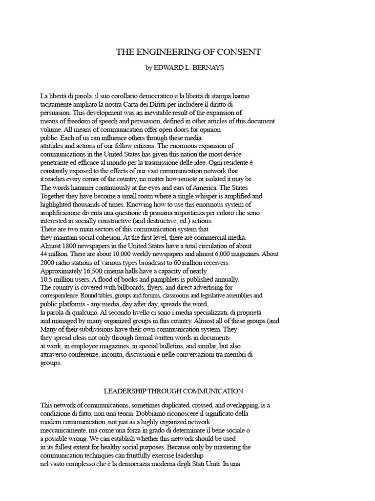 Engineering Consent in Modern Democracy | PDF