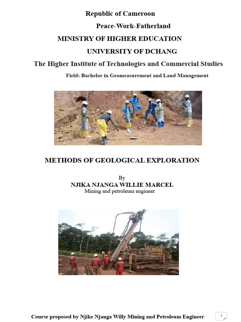 Geological Exploration Methods in Mining | PDF | Ore | Prospecting