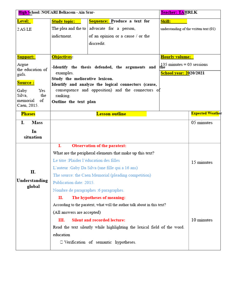 Understanding of Written Text 1 | PDF | Argument | Linguistics