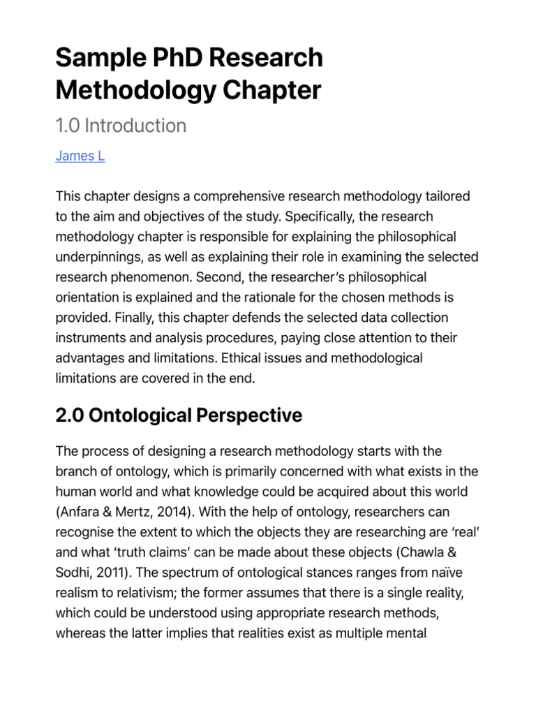PhD Research Methodology Overview | PDF | Statistics | Survey Methodology