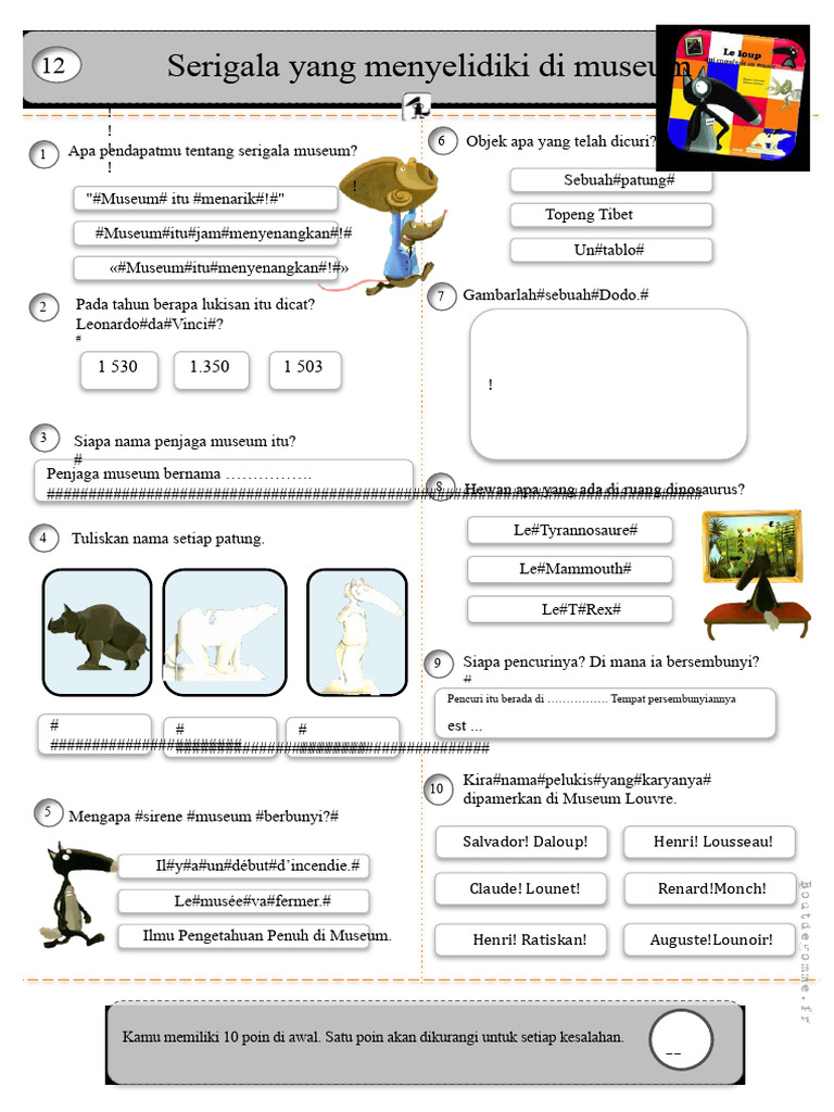 12-Sang Singa Yang Menyelidiki Di Museum BDG PDF | PDF