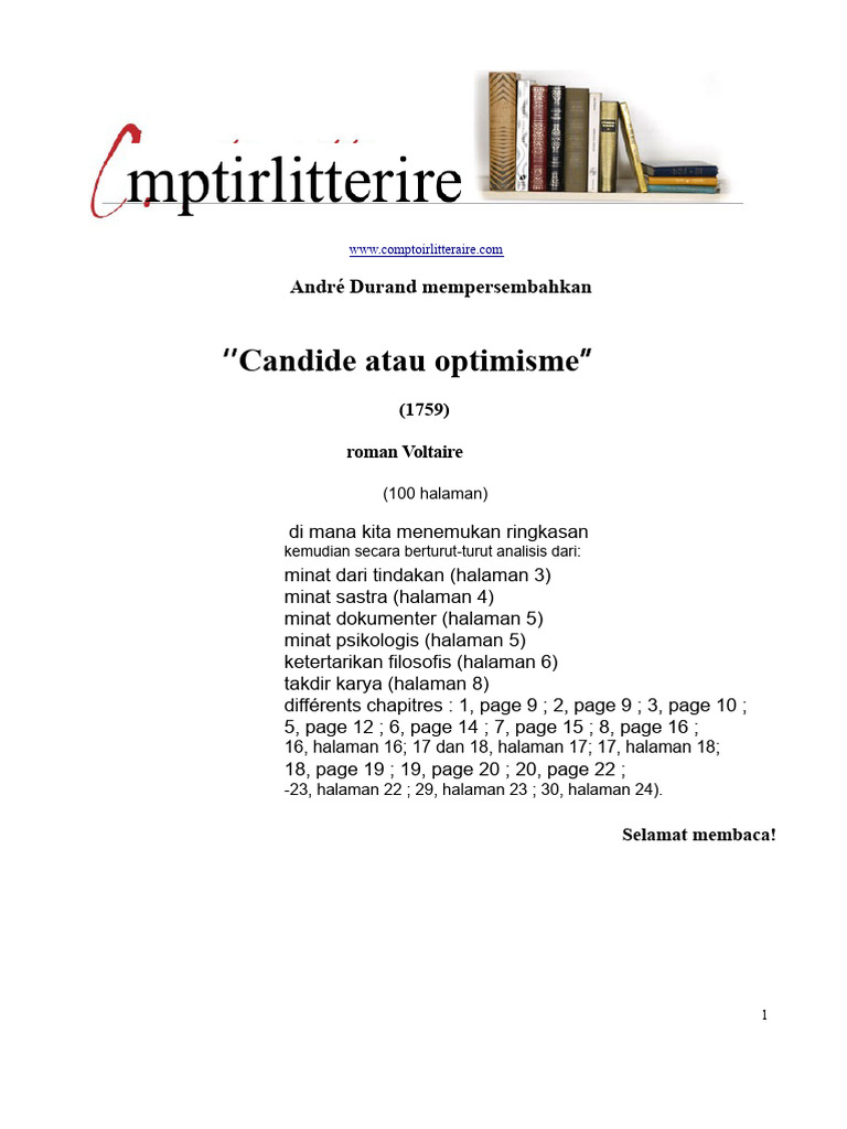 20 Voltaire Candide Doc Pdf