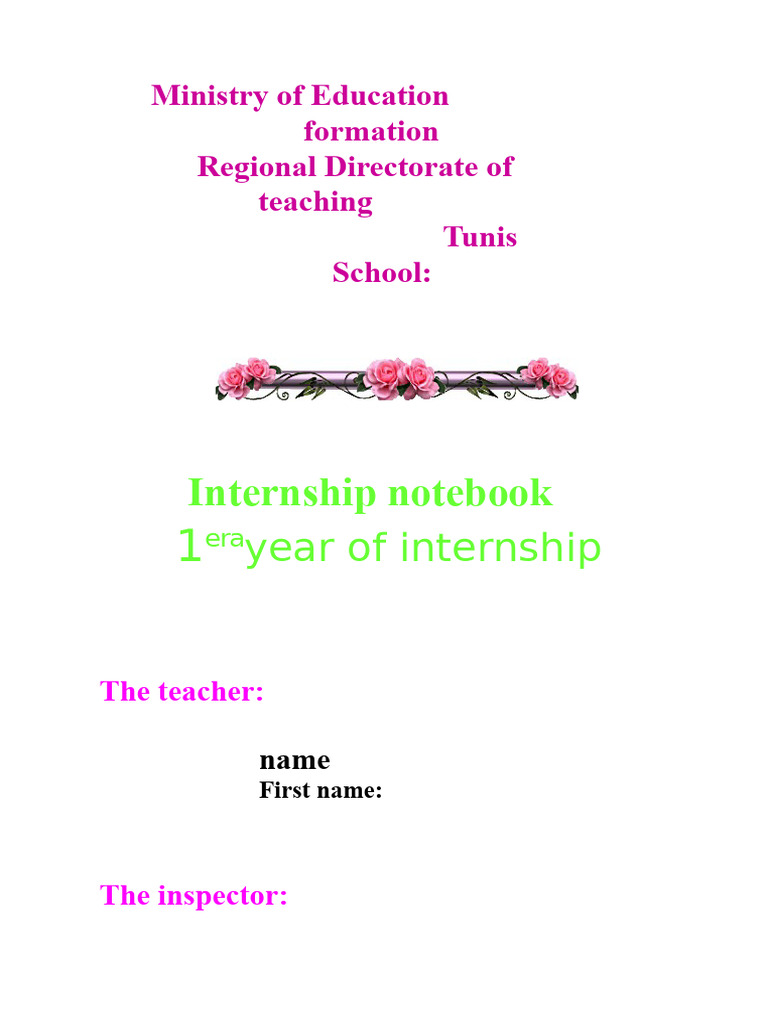 internship notebook.doc | PDF | Procedural Knowledge | Knowledge