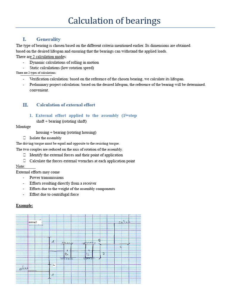Calculation of Bearings 2 | PDF | Rotation | Bearing (Mechanical)