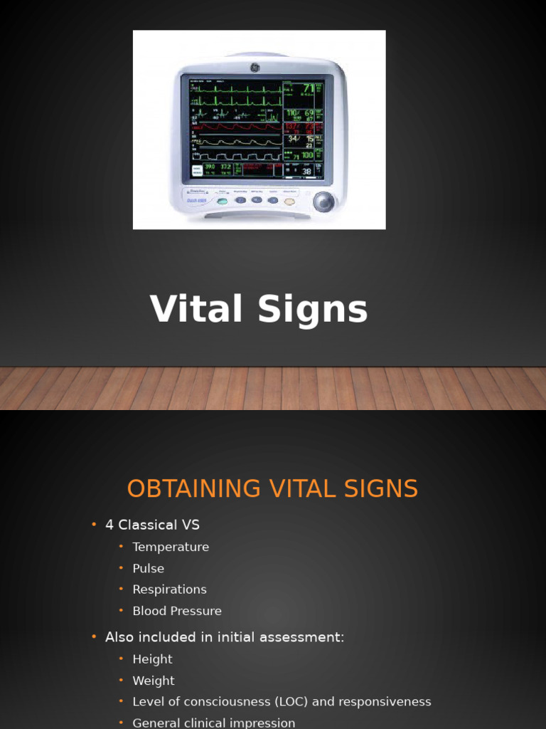 Comprehensive Guide to Vital Signs Monitoring | PDF | Coma | Fever
