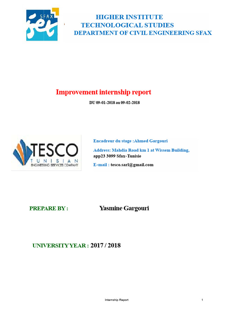 Civil Engineering Internship Report 2018 | PDF | Foundation ...