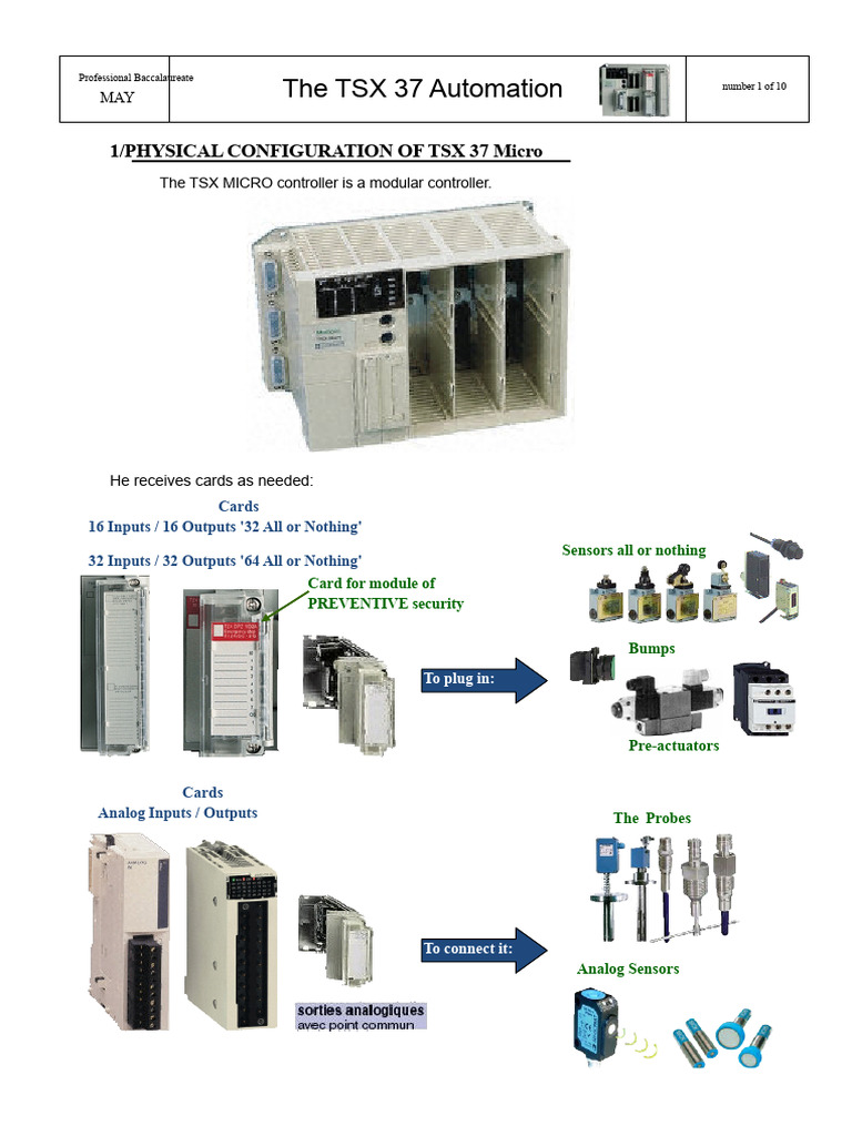 Automate_TSX_37.pdf | PDF | Programmable Logic Controller | Computer ...
