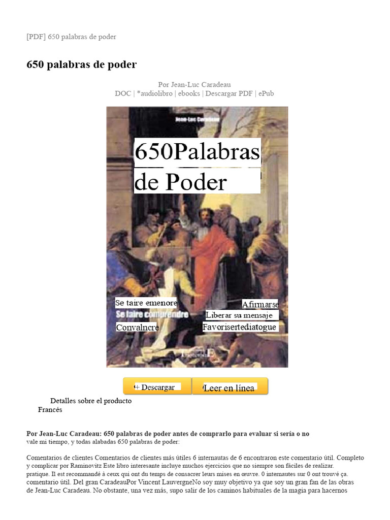 650 Palabras de Poder | PDF