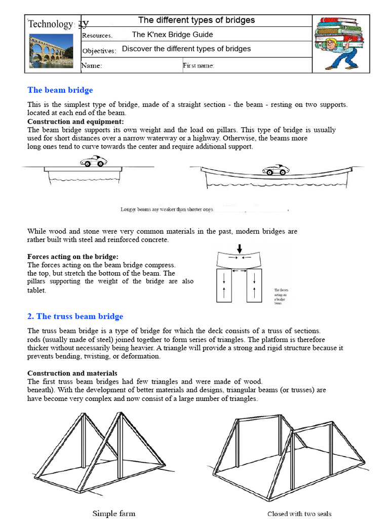 The Different Types of Bridges | PDF | Bridge | Truss