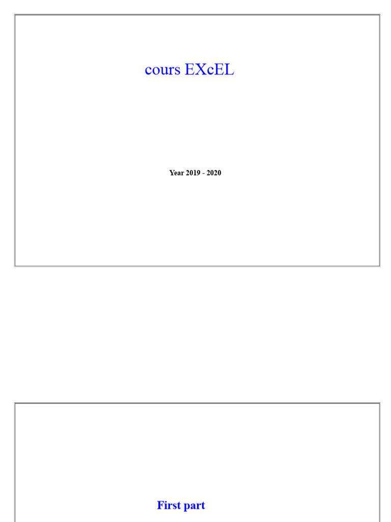 Excel | PDF | Microsoft Excel | Spreadsheet