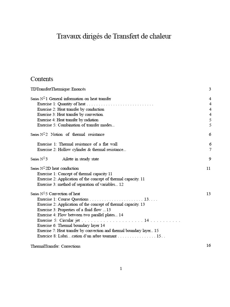 Heat Transfer Concepts and Exercises | PDF | Thermal Conduction | Heat ...