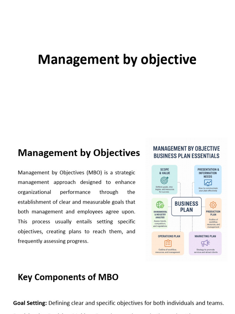 Management by Objective | PDF | Strategic Management | Goal