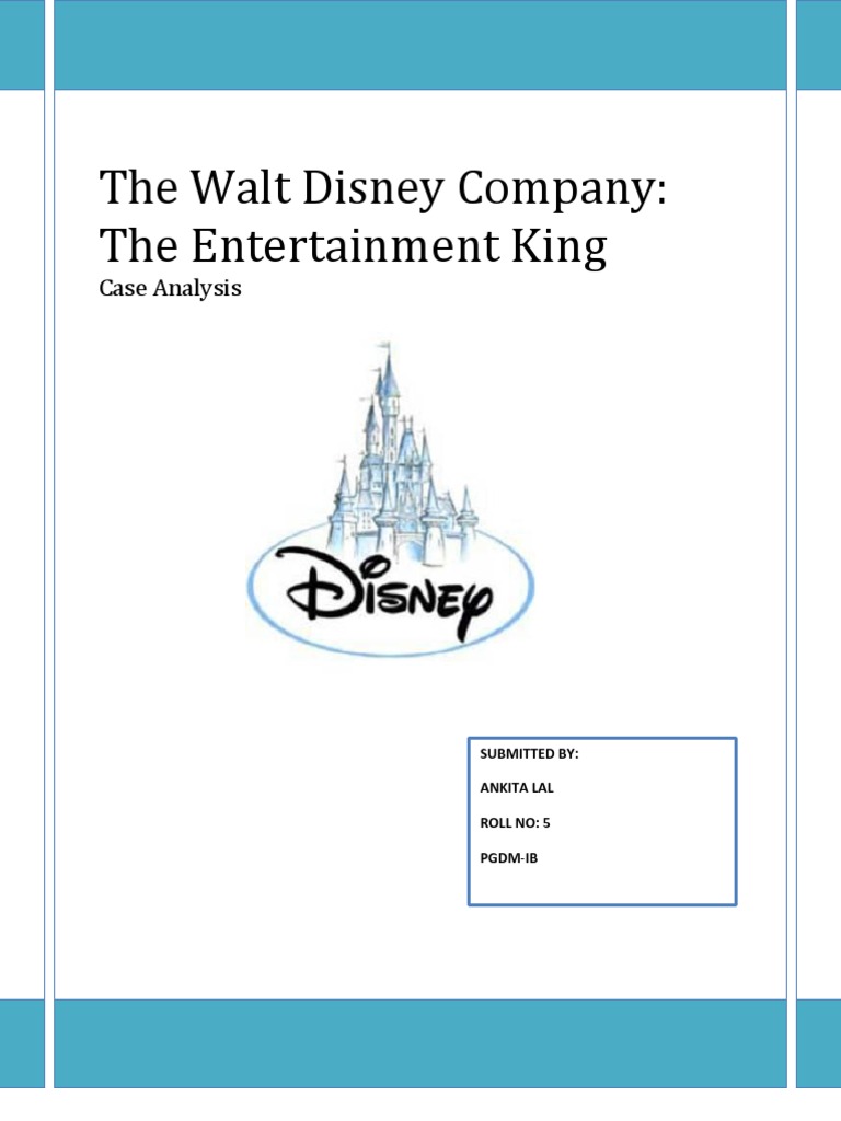 Strategy Disney | PDF | The Walt Disney Company | Pixar