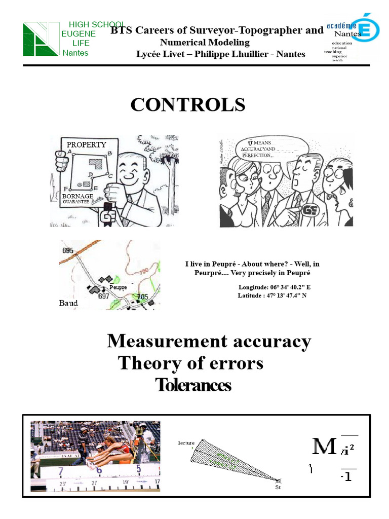 Precision - Theory of Errors - Tolerances - Complete Course - V2 | PDF | Errors And Residuals ...