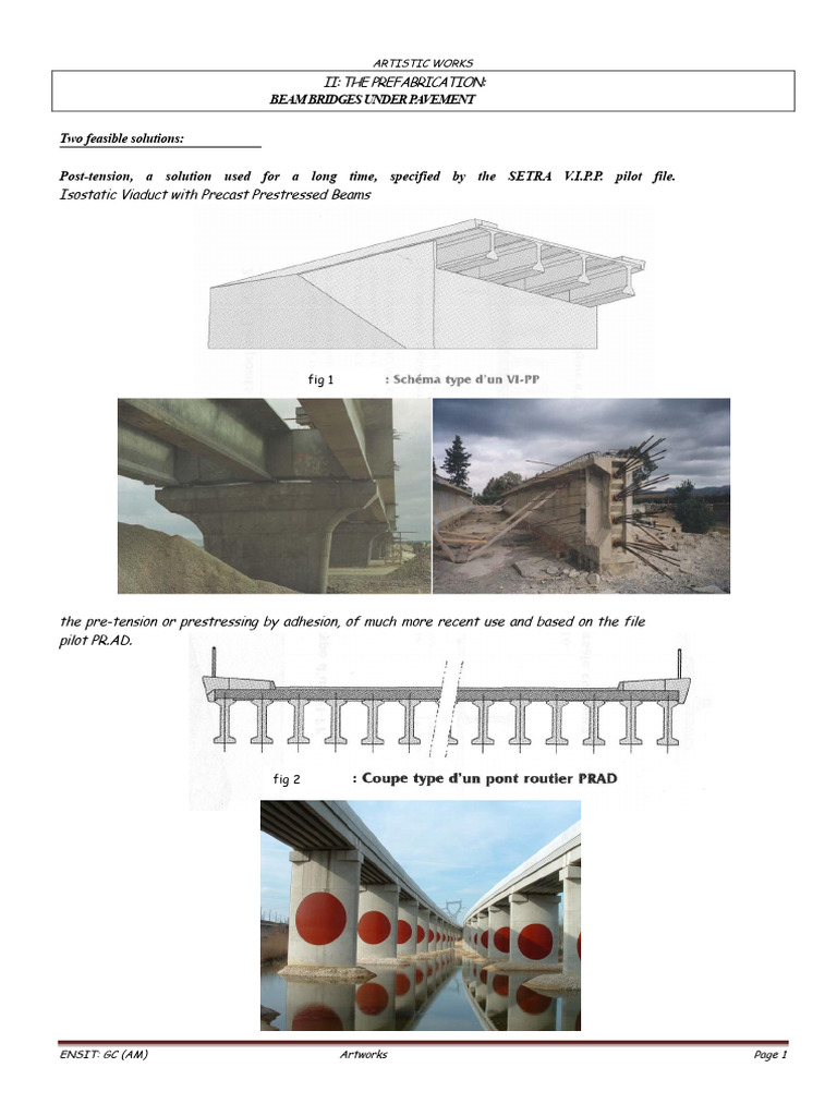 II_PREFABRICATION_BEAM_BRIDGES.pdf | PDF | Prestressed Concrete | Beam ...