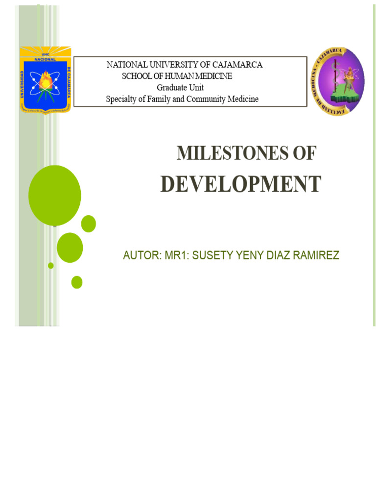 Development milestones | PDF | Child Development | Infants