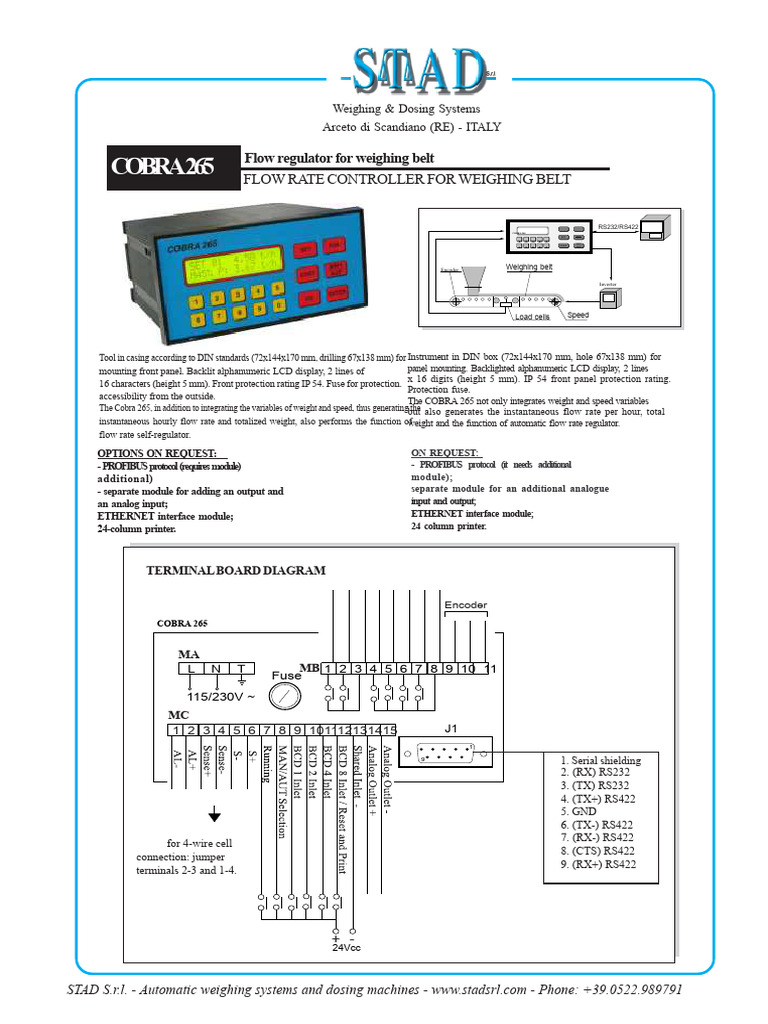 050 COBRA 265 | PDF | Backlight | Programmable Logic Controller