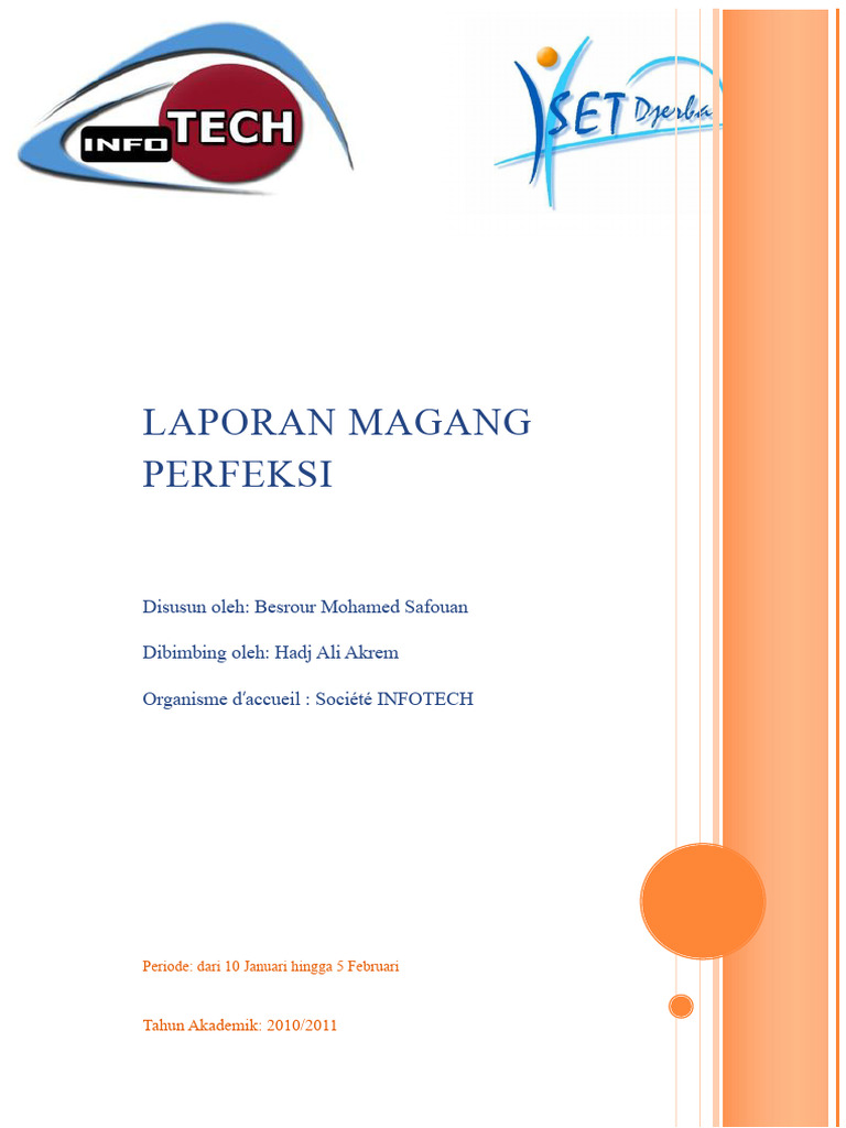 Laporan Magang di Perusahaan INFOTECH | PDF