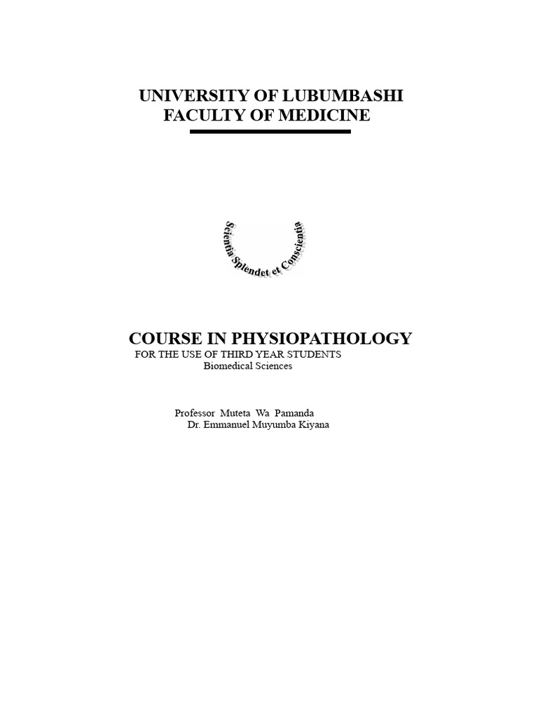 Pathophysiology Course Overview for Students | PDF | Shock (Circulatory ...