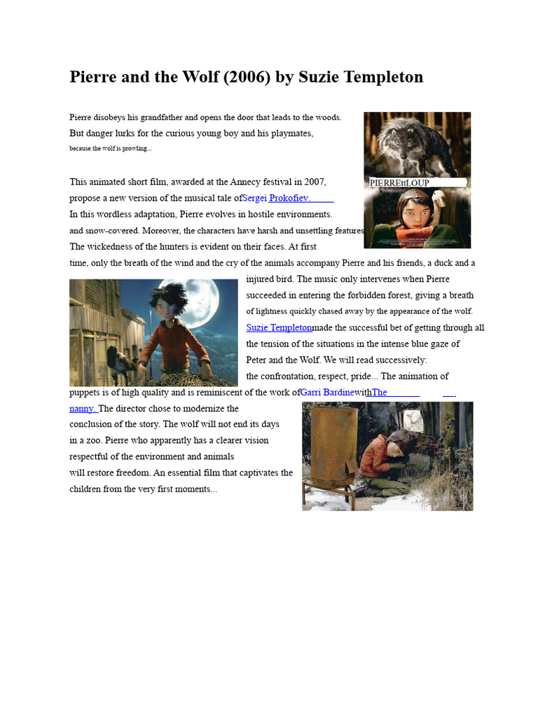 Peter and The Wolf | PDF