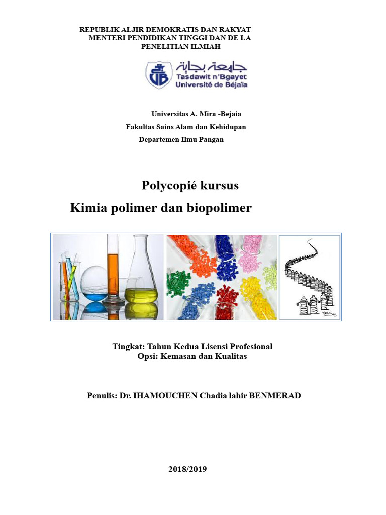 Kimia Polimer dan Biopolimer dalam Pangan | PDF