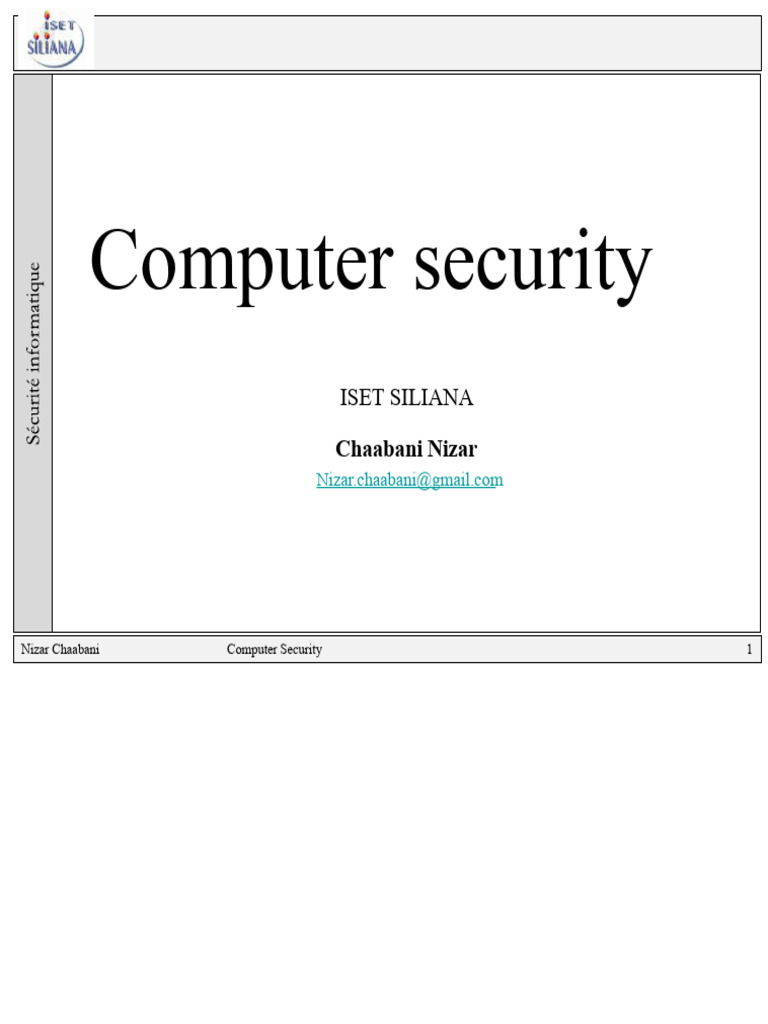 Computer Security Course.ppt | PDF | Transmission Control Protocol ...
