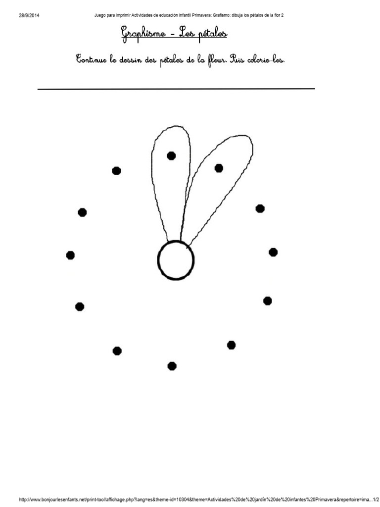 Juego para Imprimir Actividades de Educación Infantil Primavera ...