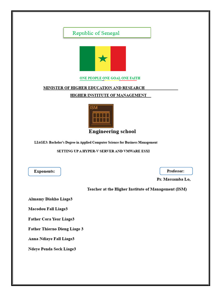 Rapport Hyper-V Vmware PDF | PDF | Virtualization | Hyper V