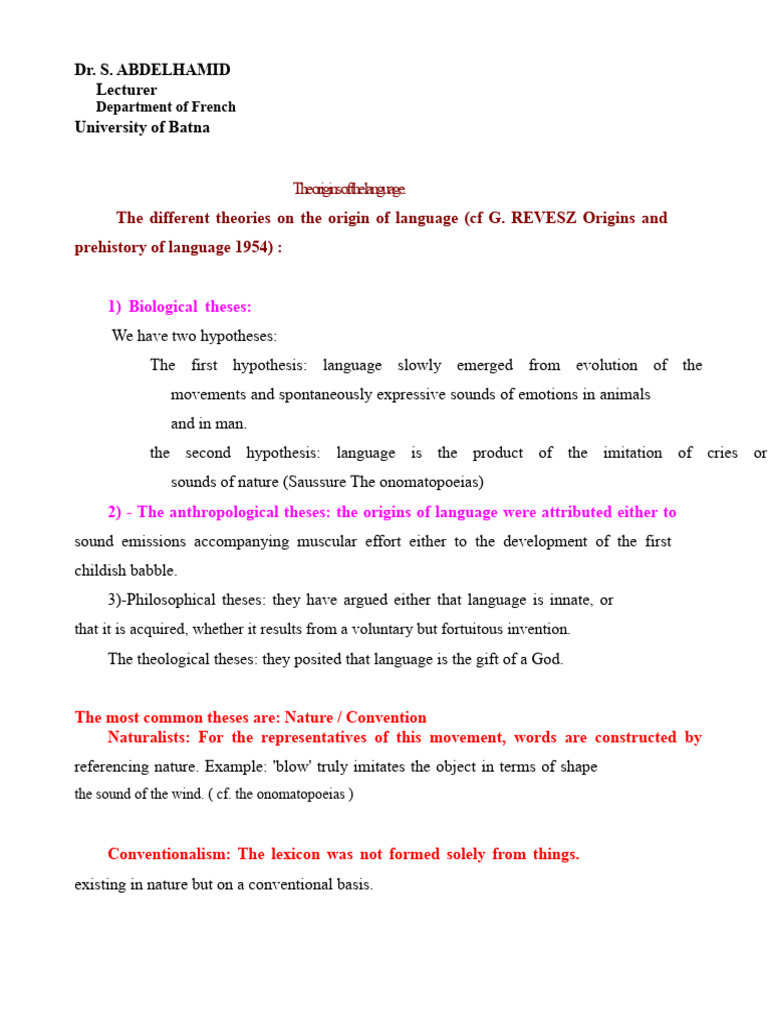 History of Grammar | PDF | Linguistics | Origin Of Language