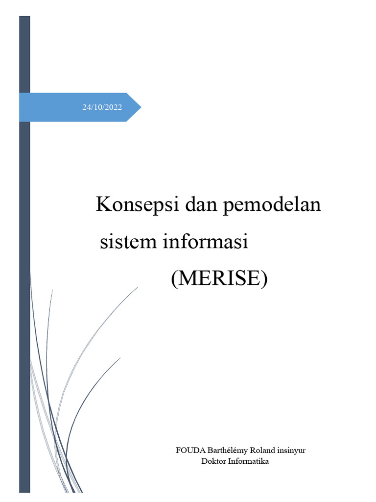 Konsep dan Pemodelan Sistem Informasi (MERISE) | PDF