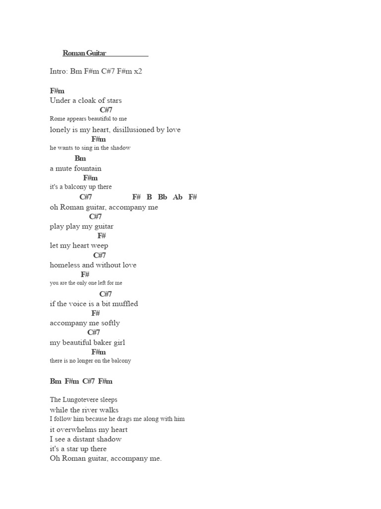 ROMAN GUITAR | PDF