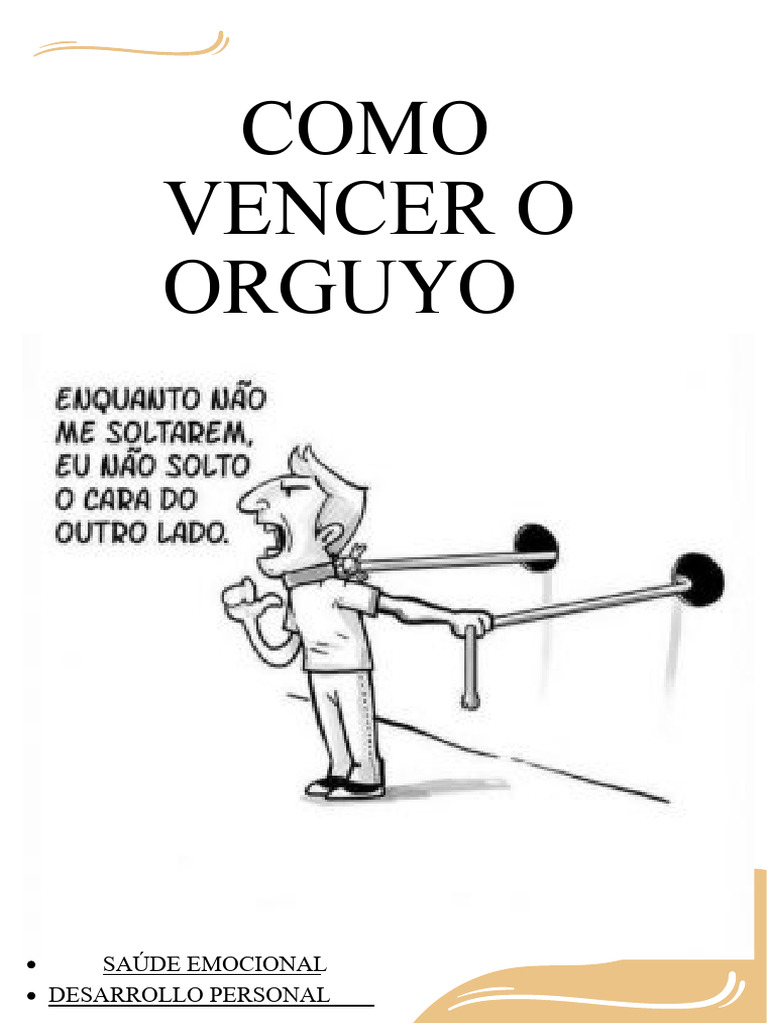 Cómo Vencer El Orgullo | PDF | Orgullo | Desarrollo personal