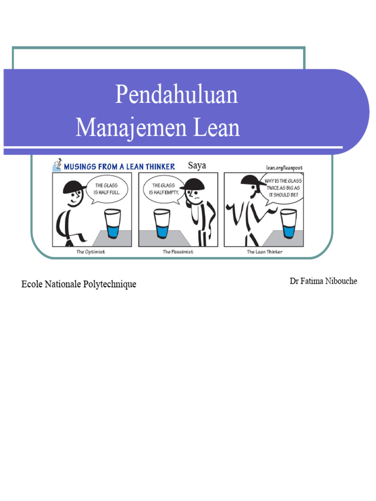 Pengenalan Manajemen Lean dan Pemborosan | PDF