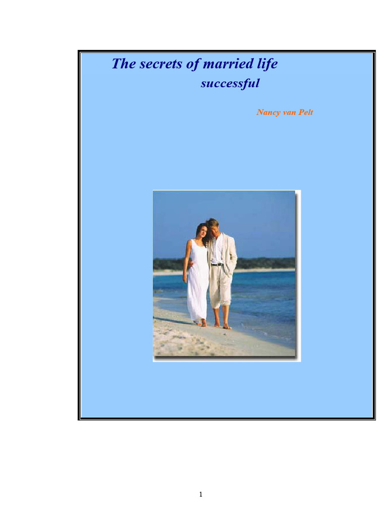 The Secrets of A Successful Married Life | PDF | Intimate Relationships ...