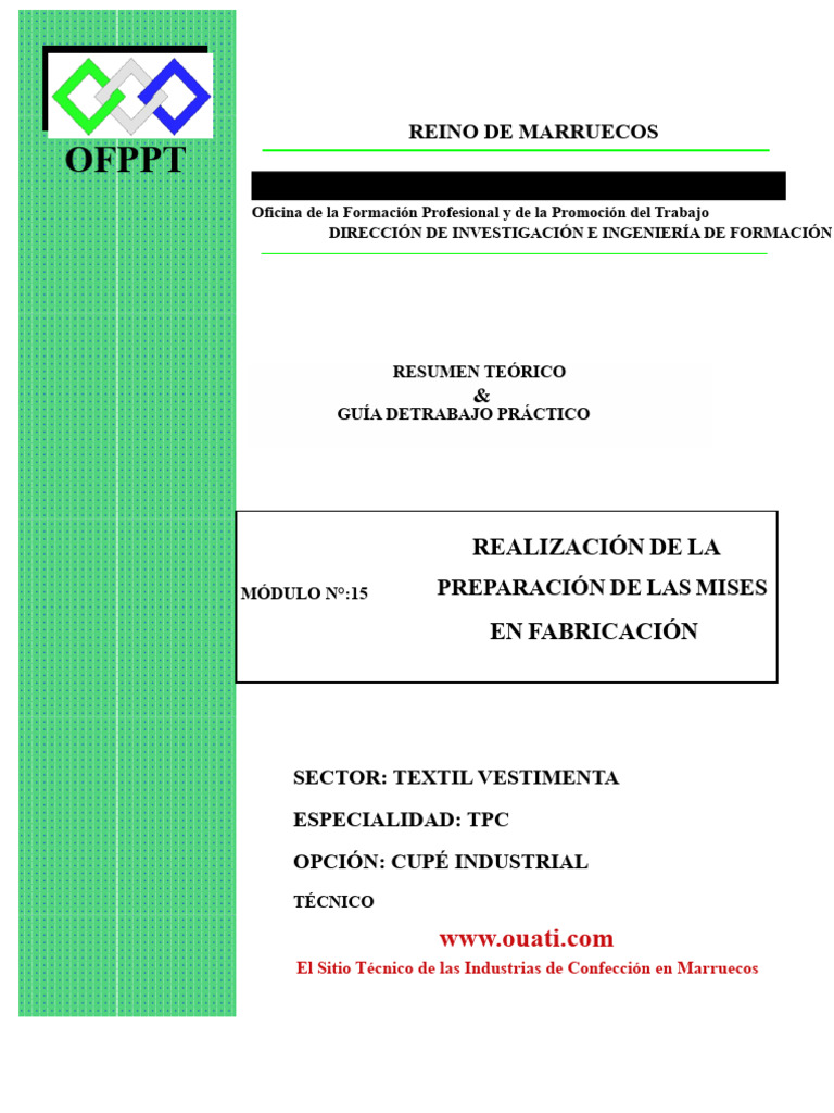 Pr-07-Realización de La Preparación de Las Puestas en Fabricación PDF ...