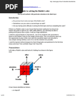 Understanding Rubik's Cube Notation | PDF | Recreational Mathematics ...