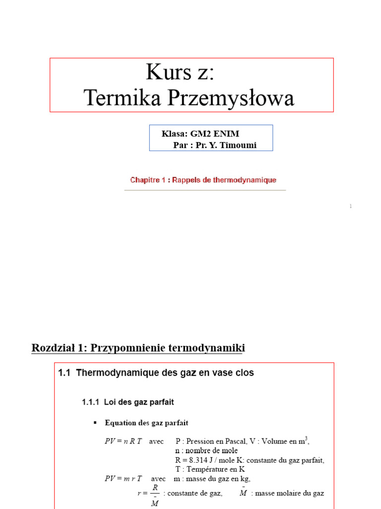 Termika Przemysłowa 1 F | PDF